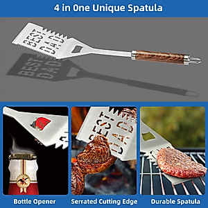 Birthday Gifts for Dad from Son Daughter, Cool BBQ Grill Tool Set Best Dad Gifts Idea for Dads Who Have Everything, Dad Birthday Gifts Unique Dad Gifts for New Dad Grilling Gifts for Father Daddy