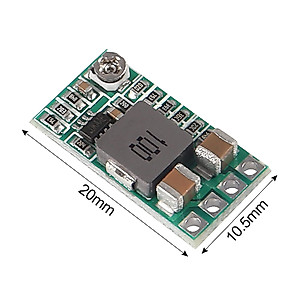 12 pcs 5V Regulator Module Mini Voltage Reducer, MELIFE Adjustable DC 4.5V - 24V 12V 24V Step Down to 5V 3A Volt Buck Converter Power Supply Transformer Module
