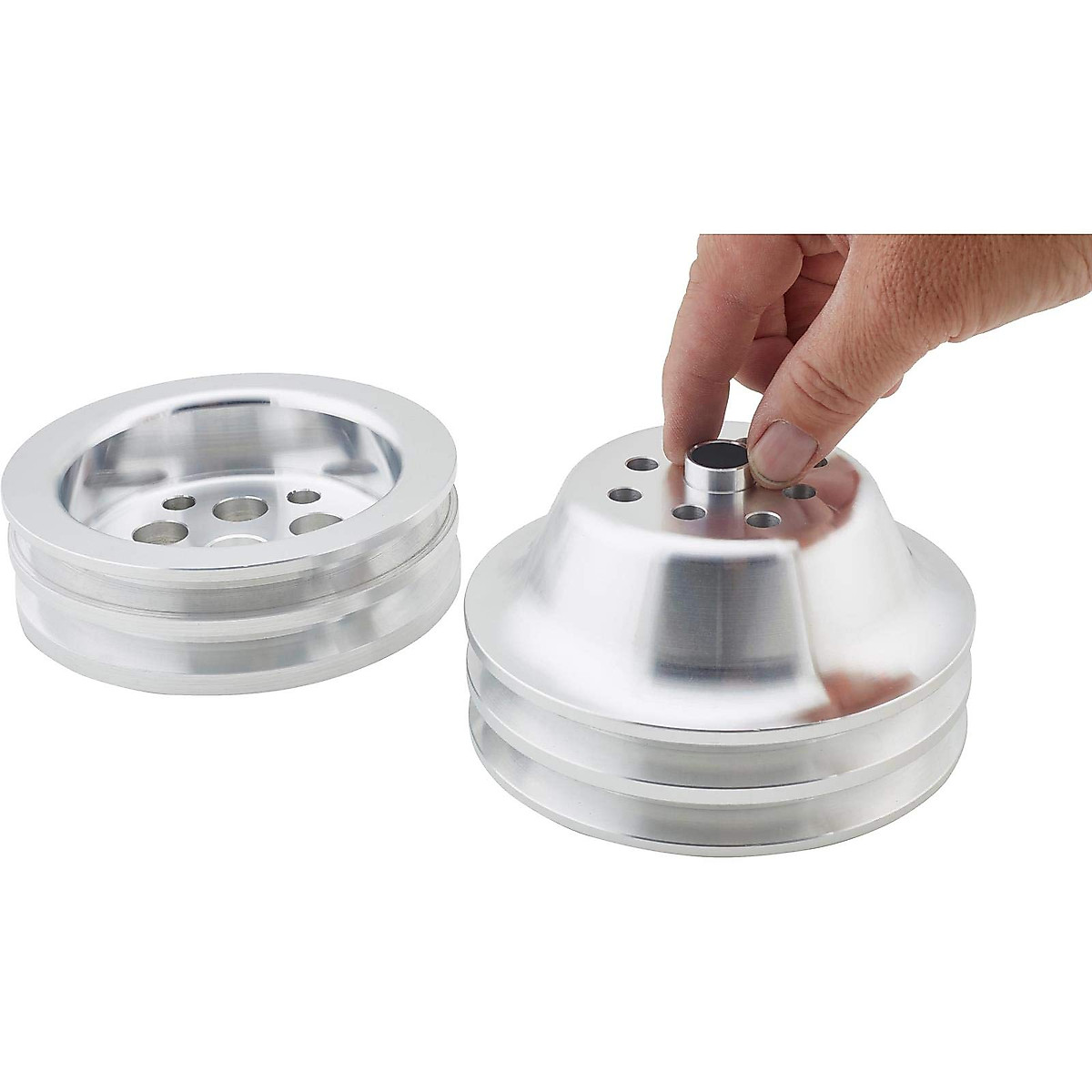 AFCO Small Block Compatible with Chevy Short Race Water Pump & Pulley Combo