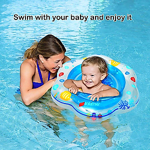 Cehim Baby Floats for Pool, Baby Swimming Floats with Safety Seat, Swim Training for Baby of 6-18 Month