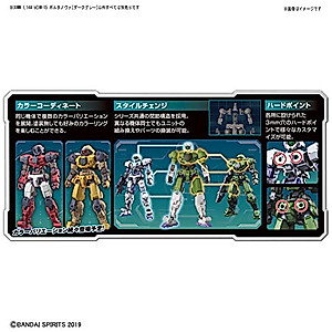 Bandai Spirits Bandai Hobby #05 Bexm 15 Portanova Dark Gray 30 Min Mission, White