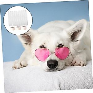 BCOATH 10pcs Puppy Dog Ear Stand Ear Standing Tool Pet Ear Tape Dog Ear Support Dog Supply Ear Standing Support Stick Doberman Pinscher Bracket Foam White Pet Dog Dedicated