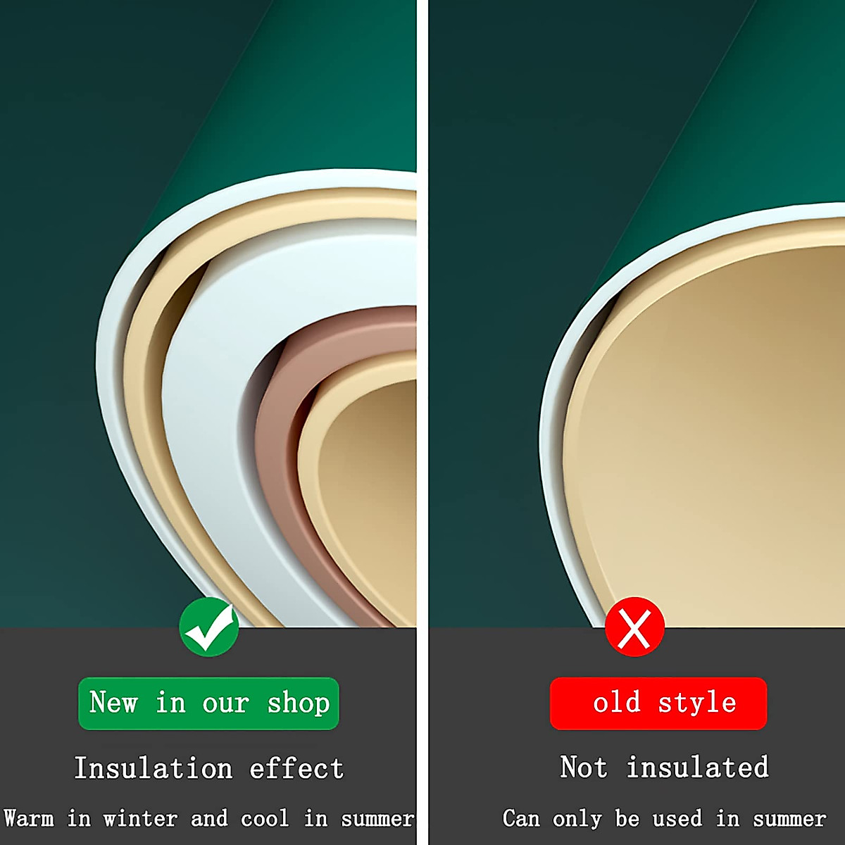 Ice Bath Tub for Athletes, Portable Foldable Bathtub, 31" Freestanding Soaking Bath Tub for Adults, Separate Family Bathroom SPA Tub, Efficient Maintenance of Temperature, Ideal for Hot Bath Ice Bath