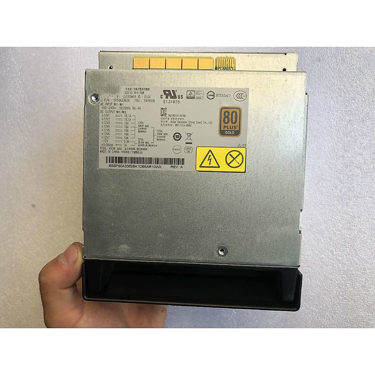 for Thinkstation P500 P510 P700 Workstation 490W Power Supply 54Y8909 FSD010