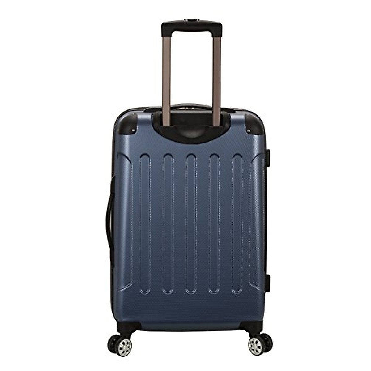 Rockland Hardside Expandable Luggage with Spinner Wheels, Blue, 28-24-20-Inch