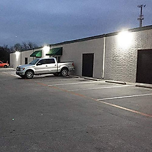 4Pack 100W LED Wall Pack Light, 12000LM Dusk to Dawn Light, Daylight 5000K with Photocell, IP65 Waterproof Outdoor Commercial LED Security Light, 600-800W HPS/MH Replacement, 120V (100w-4pk-new)