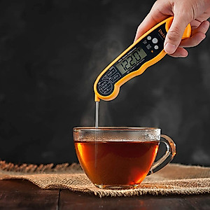 Deiss PRO Zester & Grater and Digital Meat Thermometer - Non-Slip Comfortable Handles - Amazing Tools for Making Delicious Dishes - 2 Item Bundle