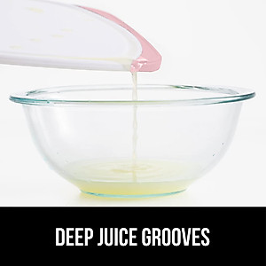 The Original GORILLA GRIP Oversized 100% BPA Free Reversible Durable Kitchen Cutting Board Set of 3, Juice Grooves, Dishwasher Safe, Easy Grip Handle Border, Food Chopping Boards, Cooking, White Pink