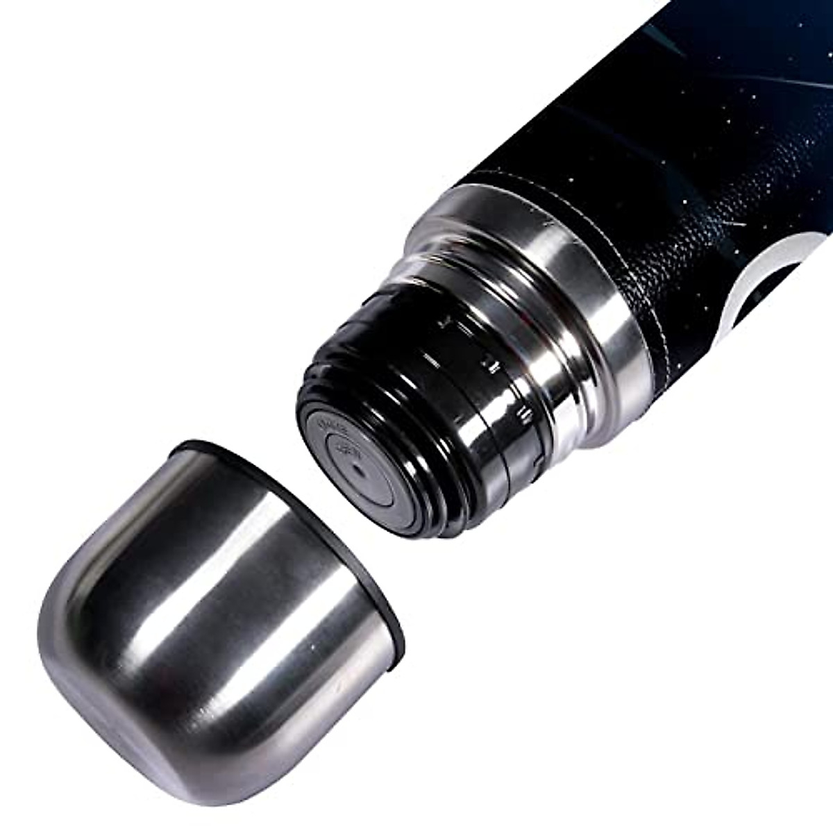 sdfsdfsd 17 oz Vacuum Insulated Stainless Steel Water Bottle Sports Coffee Travel Mug Flask Genuine Leather Wrapped BPA Free, Star Night Tree