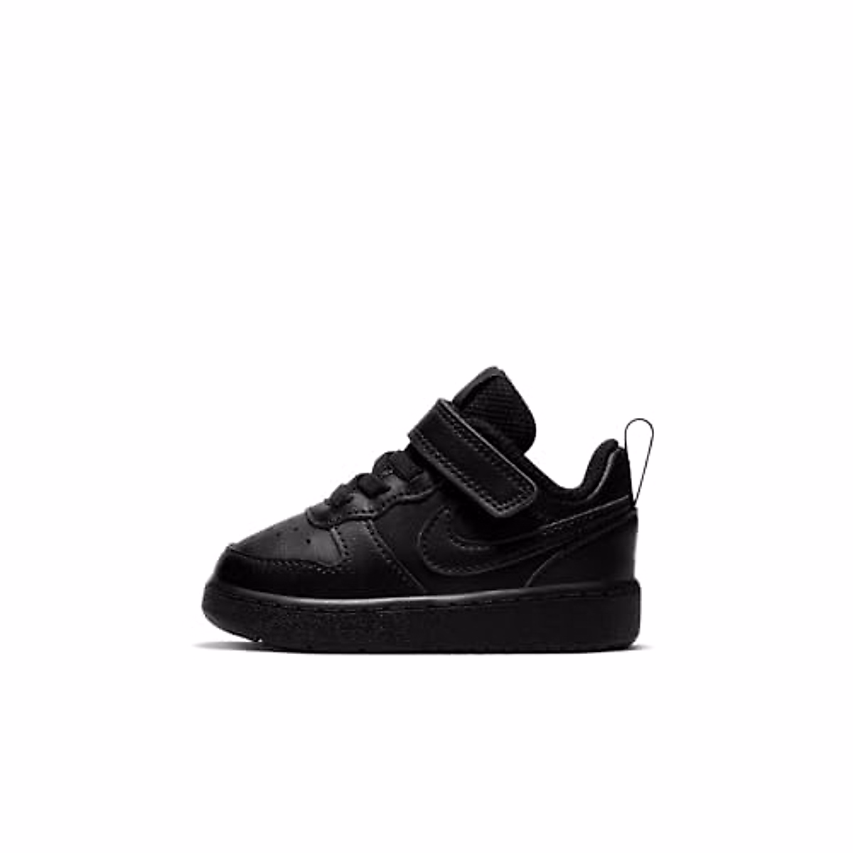 Nike Court Borough Low 2 (TDV) Toddler Bq5453-001 Size 10 Black/Black/Black