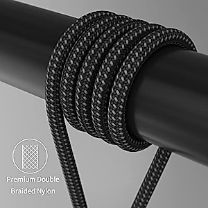 100W USB C to USB C Magnetic Charging Cable (2 Pack, 5ft) Magnetic Phone Charger 5A PD Fast Charge Cord for MacBook 2018-2021, iPad Pro, Galaxy S21, More USB-C Device