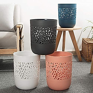 Office Garbage Cans Waste Container 1 pcs Waste Paper Bin 16L Trash Bin Waste Basket Garbage Simple Waste Containe for Bathroom Bedroom Office Kitchen Waste Basket Garbage Container