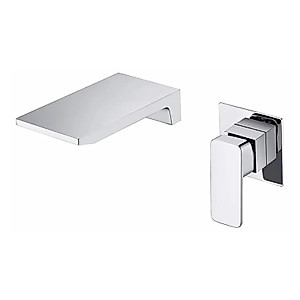 ItoNc Chrome Bathroom Waterfall Basin Mixer Faucet Single Lever Wall Mounted Washing Basin Taps Waterfall Bath Mixer Tap,Kitchen faucets