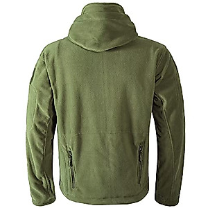 MAGCOMSEN Winter Jackets for Men Warm Jacket Climbing Jackets Tactical Jacket Fleece Jacket Men Winter Jackets Men Winter Coats for Men Hoodies for Men Army Green