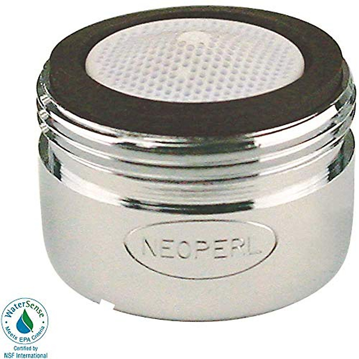 NEOPERL 5413505 PCA Perlator 1.2 GPM 13/16 in. 27 Junior Male with Tightening Grooves Faucet Aerator Chrome