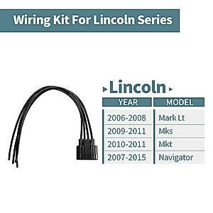 Muzzys WPT688 (Upgraded 12AWG Wires) HVAC Blower Motor Resistor Repair Connector Plug Harness Pigtail FITS: Ford Explorer Escape Expedition Mustang Fiesta Lincoln Navigator Mercury 3U2Z14S411ZEA
