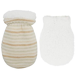 Newborn Mitten Gloves No Scratch Mittens Winter Warm Cotton Glove for Baby Boys Girls 0-12 Months Color Set 6