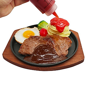 HuoHuo Squeeze Bottle 3Pcs 8 Oz Premium Food Grade Plastic Bottles w/Yorker Tips (3Pcs) Plastic Squeeze Bottles For Sauces Empty Refillable Bottles for Arts, Crafts & Kitchen