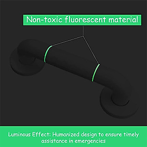 Grab Bars Anti Slip Shower Handle Bathroom Grab Bar Hand Rail Support Assist Bath Handles Bathroom Balance Bars for Handicap Elderly Injury