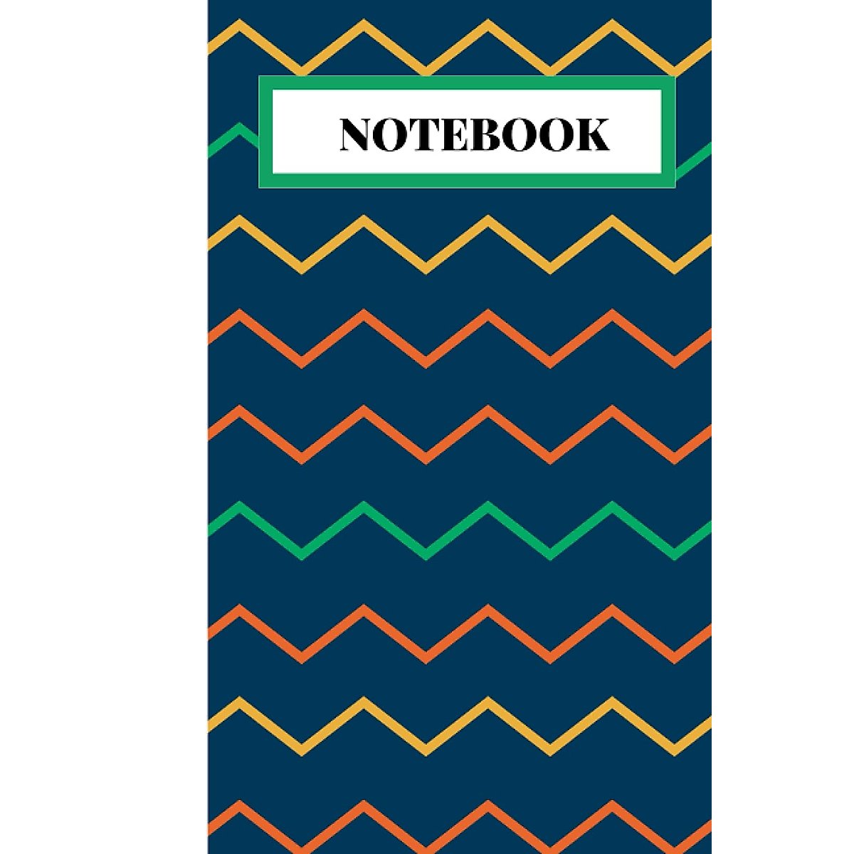 Notebook: Cute ZigZag Notebook Blank Lined Journal