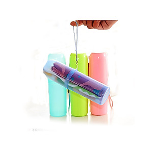 FZBNSRKO 4 Pcs Portable Toothbrush Holder Cup Box Toothpaste Cases Holder for Travel Use