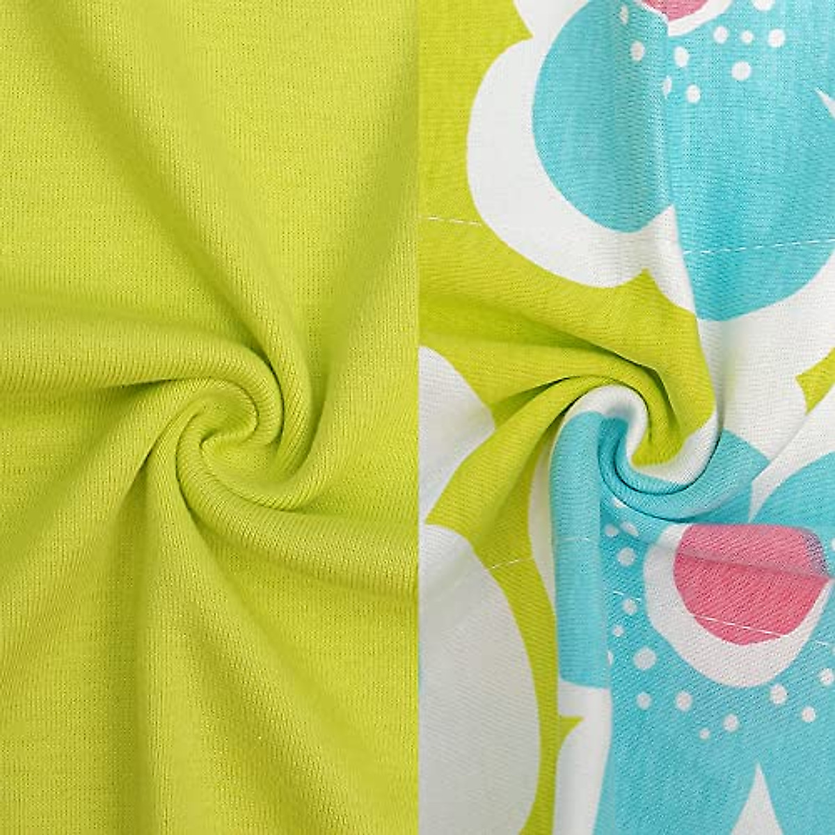 BlueSnail 6 Pack Large Baby Burp Cloths, Ultral Absorbent and Soft Double Layered Burping Cloths (Green+Gray Set)