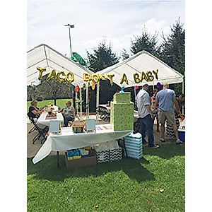 28pcs Taco Bout A Baby Foil Balloons,Fiesta Theme Party Decorations,Baby Shower,Pregnancy Announcement Balloons,Birthday Party Decorations,Theme Gender Reveal Party