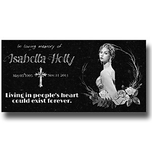 Human Memorial Stone Personalized,Grave Plaque,Graves Stones,Grave Marker,Memorial Grave,Grave Decorations,Headstones for Graves