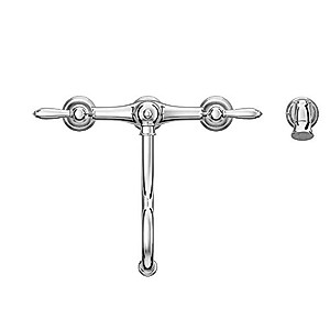 Pfister Courant Kitchen Faucet with Side Sprayer, 2-Handle, High Arc, Polished Chrome Finish, F0314COC