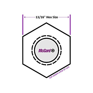 McGard 65557GD Chrome/Gold SplineDrive Wheel Installation Kit (M12 x 1.5 Thread Size) - for 5 Lug Wheels