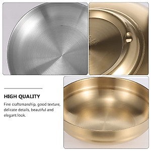 Happyyami 2Pcs Stainless Steel Bowls Korean Style Cold Noodle Bowl Multipurpose Cereal Rice Soup Noodles Salad Baking Large Capacity Bowl for Household and Restaurant