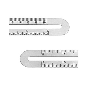 QWORK 9-Inch Stainless Steel T-Bevel Gauge Angle Finder, Metric and Inch Measurements, Sliding Angle Ruler Woodworking T Bevel Angle Finder with Locking Mechanism and Dual Scales