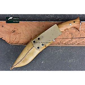 GK&CO. Kukri House Genuine kukri/khukuri - 6 Inch Iraqi Panawal Angkhola Gripper Handle White Sheath Hand Made in Nepal…
