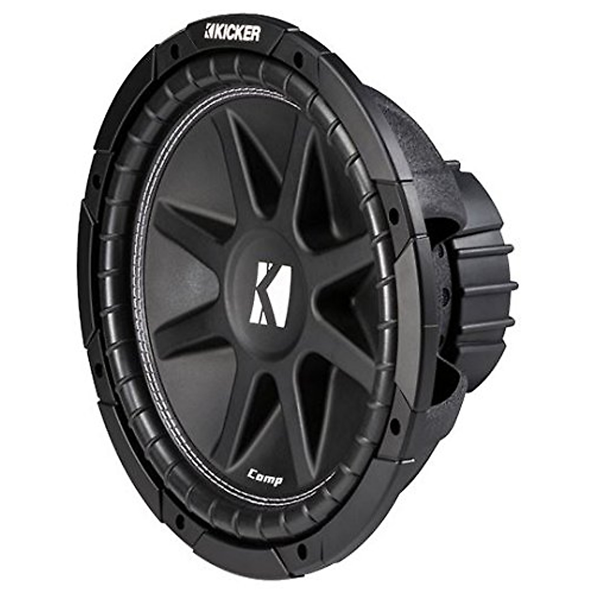 Kicker Bundle Compatible with 1999-2006 Chevy Silverado Extended Truck 43C124 Dual 12" Loaded Sub Box Enclosure with HA-A800.1 Amplifier