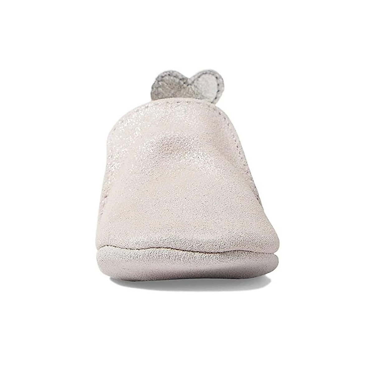 Robeez Baby Girls and Unisex Soft Soles Slip-Resistant Crib Shoes Slippers Moccasins for Infant and Toddler - Pink Light/Pastel Pretty Pearl - 6-12 Months