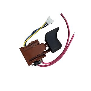 Generic 23-66-2653 On/Off Switch Fits for Milwaukee 2653-20, 2654-20, 2653-22, 2653-22CT, 2654-22, 2654-22CT, 2655-20, 2655-22, 2655B-20, 2655B-22 M18, Black