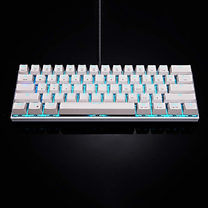 Motospeed CK62 61 Keys RGB Mechanical Keyboard USB Wired BT Dual Mode Gaming Keyboard Pink with OUTEMU Red Switches