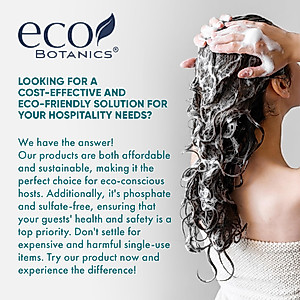 1-Shoppe Terra Pure Eco Botanics Natural Shampoo with Raw Honey & White Tea | Gallon Jug Bulk Toiletries for Airbnb, Vacation Rentals, and Home Bathroom | Refill for Soap Dispensers