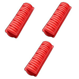 UPKOCH 3pcs wheel loaf nonstick loaf pan caterpillar loaf french bread silicone baking pastry rubber silicone bakeware mousse cake french bread loaf baking molds silicone oven cake mold