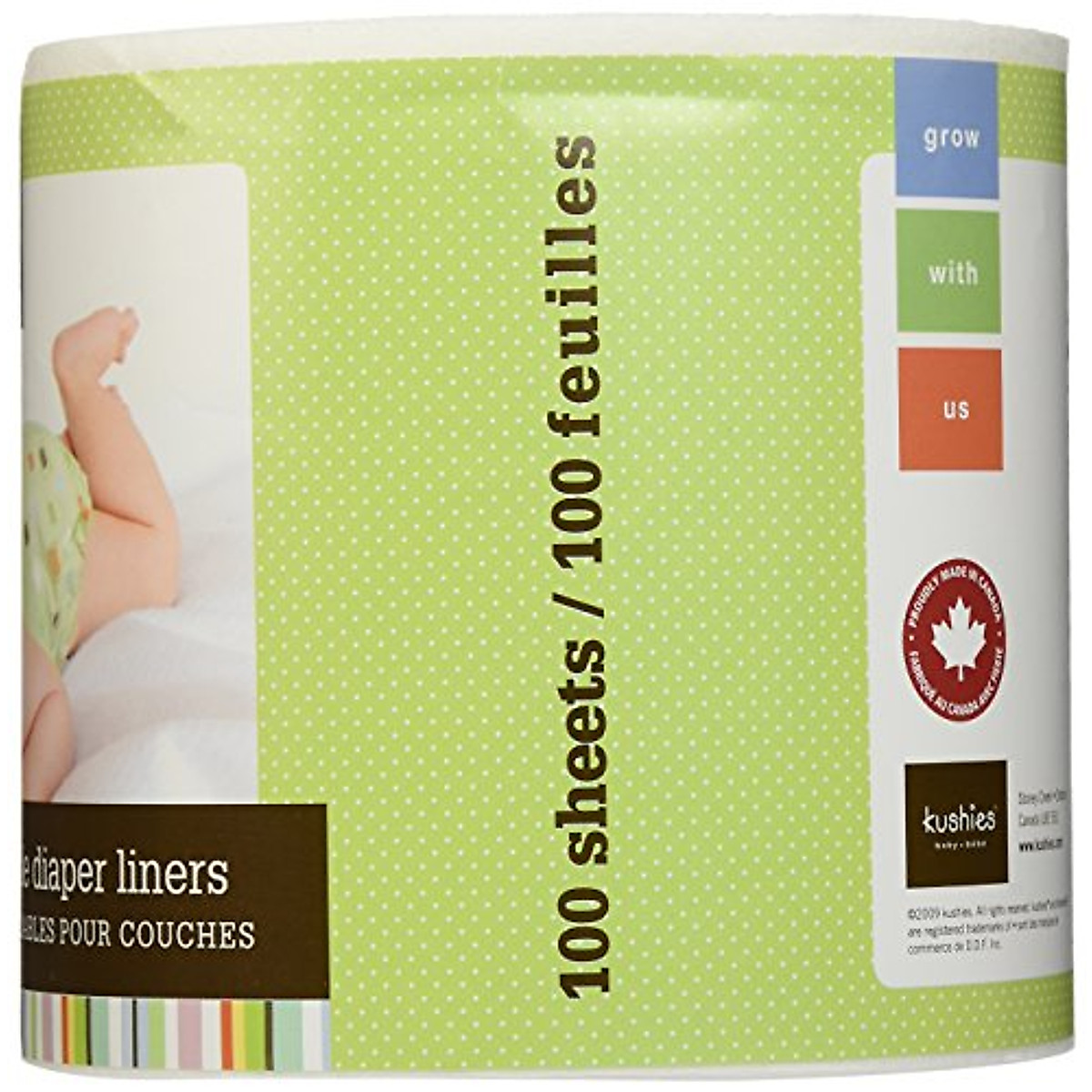 Kushies 6 Count Flushable Biodegradable Diaper Liners