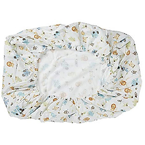 Trend Lab Jungle Friends Deluxe Flannel Changing Pad Cover