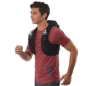 Salomon Unisex ADV Skin 12 Hydration Pack with Flask, Black/Ebony, L