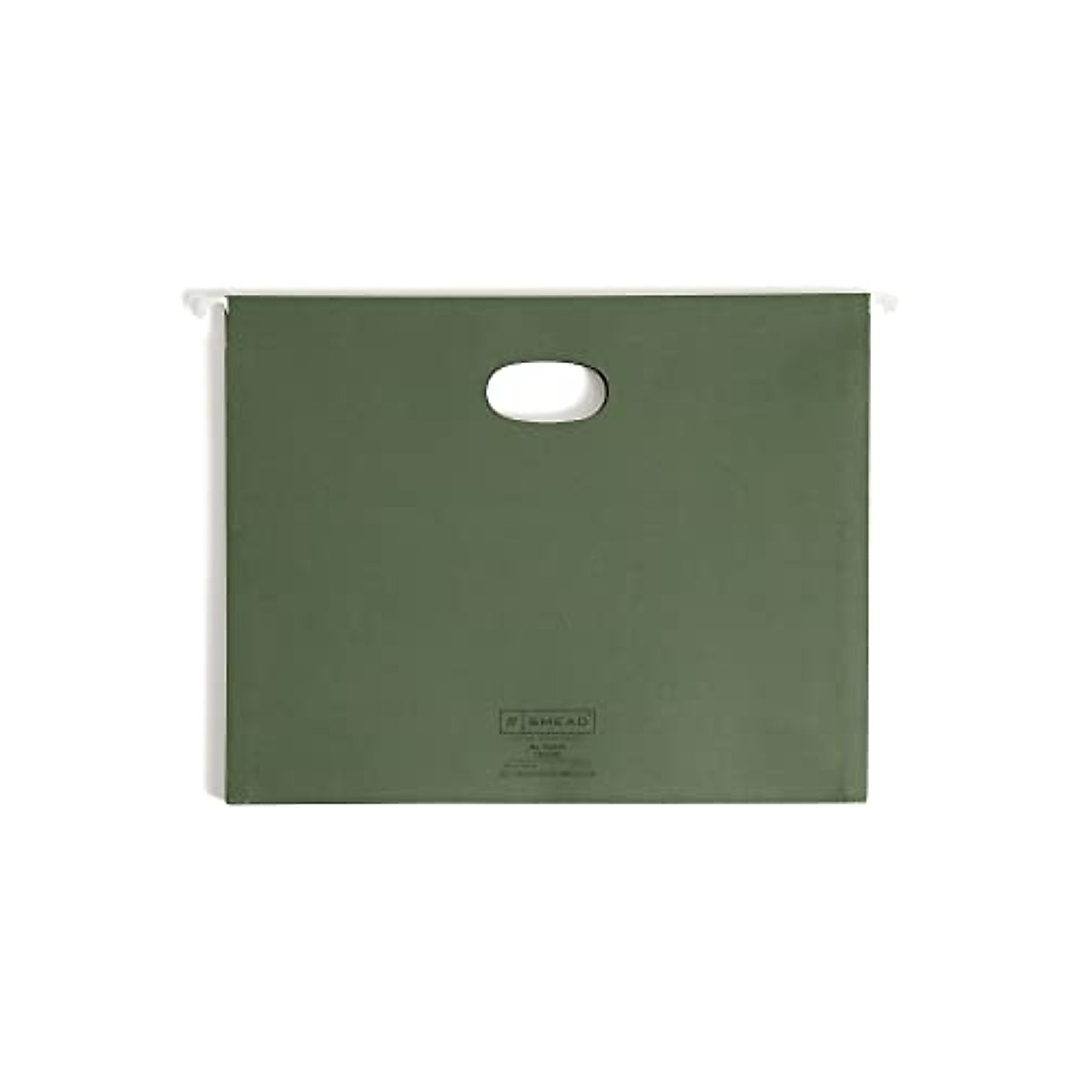 Smead Hanging Pocket with Full-Height Gusset, 3-1/2" Expansion, Letter Size, Standard Green, 10 per Box (64220)