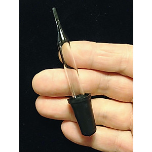 M00815-FS Straight Glass Pipette 2ml Dropper Rubber Bulb for Silicone Casting Pack of 1 MOREZMORE