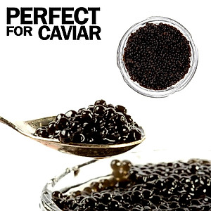 Caviar Line Small Mini Glass Jars With Tin Lids - 24 pcs x 1 oz / 28 g – All Purpose Empty Storage Jars