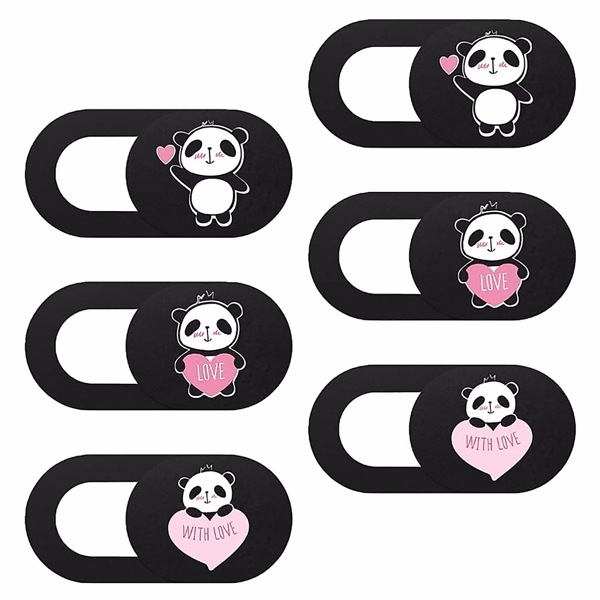 SOLUSTRE 6 Pcs Cover Webcam Cover Slide Laptop Slide Blocker Tablet Notebook Webcam Cover Laptop Lens Cap Privacy Webcam Covers Computer Tablet Stoppers Abs Peeping