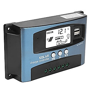 Solar Charge Controller 12V,40/50/60/100A Solar Charge Controller Dual USB LCD Display 12V 24V Solar Charge Regulator Solar Battery ( 60A) Mppt mppt Solar Charge Controller