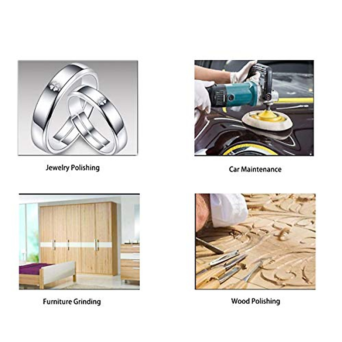 Adwikoso 100 Pieces 2 Inch Sanding Discs, 80-3000 Grit Sandpaper with 1/4 Inch Inch Shank Backing Plate and Soft Foam Buffering Pad, for Drill Grinder Tool, Hook and Loop Sand Paper Assortment Pack