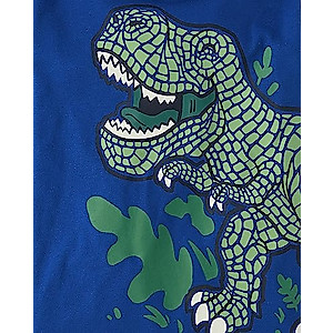 The Children's Place Baby Boys' and Toddler Hoodie Sweatshirt, Renew Blue, 4T