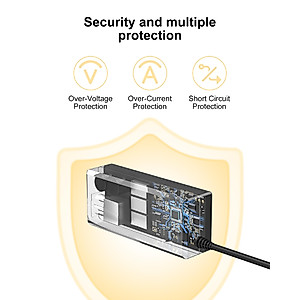 42V 2A Charger Replacement for Electric Scooter Compatible with GOTRAX GXL V2, G2, G3, G4, Apex, Glider, XR Elite, XR Ultra 36V Lithium-ion Battery